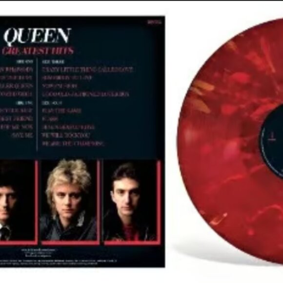 Queen | Media | Queen Greatest Hits 2lp Exclusive Colored Vinyl Ruby ...